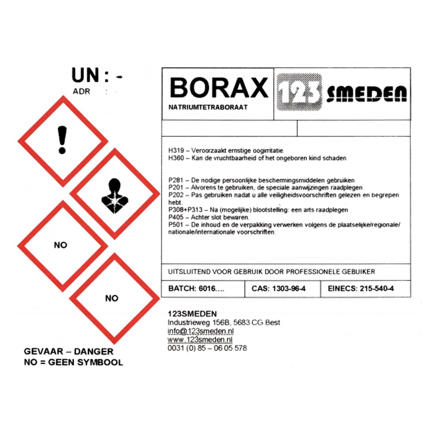 Borax Poeder Kopen | Vanaf €50,- | Levering Uit Voorraad